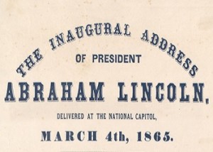 Second Inaugural Address by Abraham Lincoln – Abraham Lincoln ...